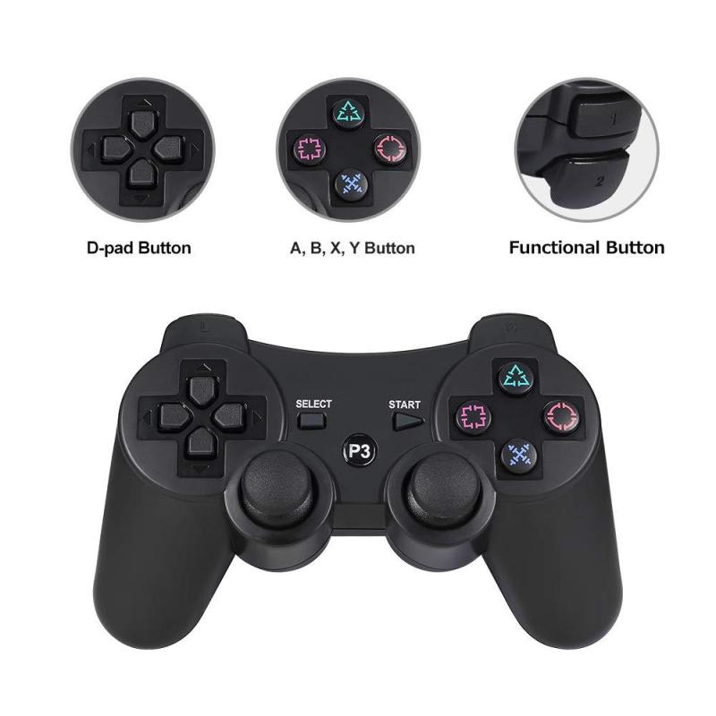 Wireless Bluetooth PS3 Controller Wireless Gamepad for PS3 - uzn7qu3z4y ...