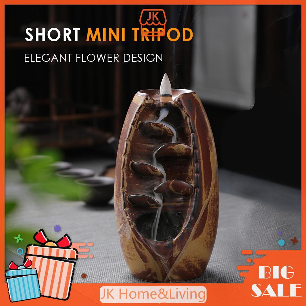 【COD】Mountain Incense Holder Backflow Ceramic Burner Censer Holder Home ...