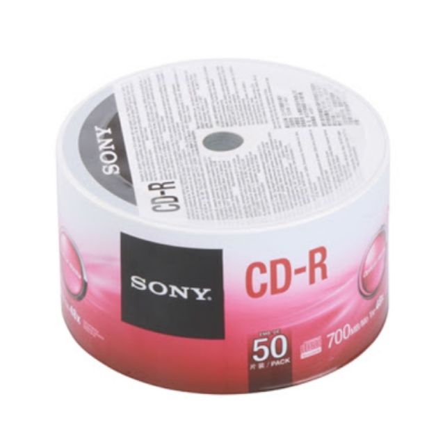 แผ่นซีดี CD-R 700MB 48X (แพ็ค 50 แผ่น) Sony ของแท้ | Shopee Thailand