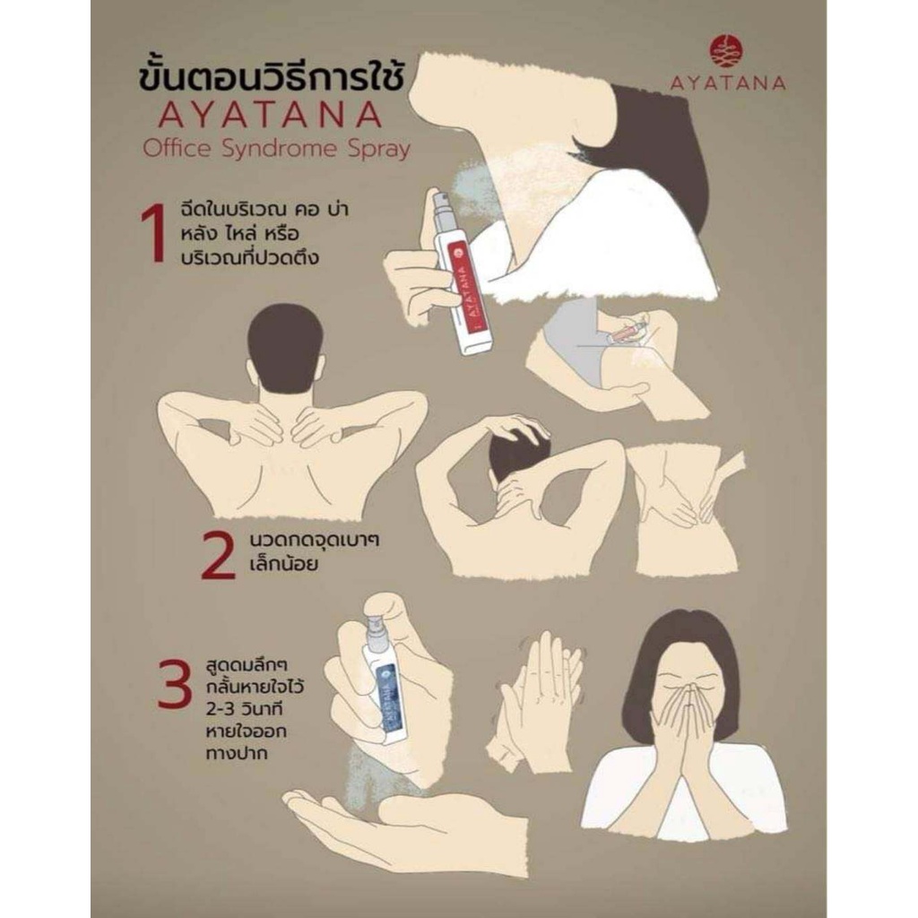 สเปรย์ออฟฟิศซินโดรม อายตนะ รุ่น Deep Sleep Silent Forest (AYATANA ...