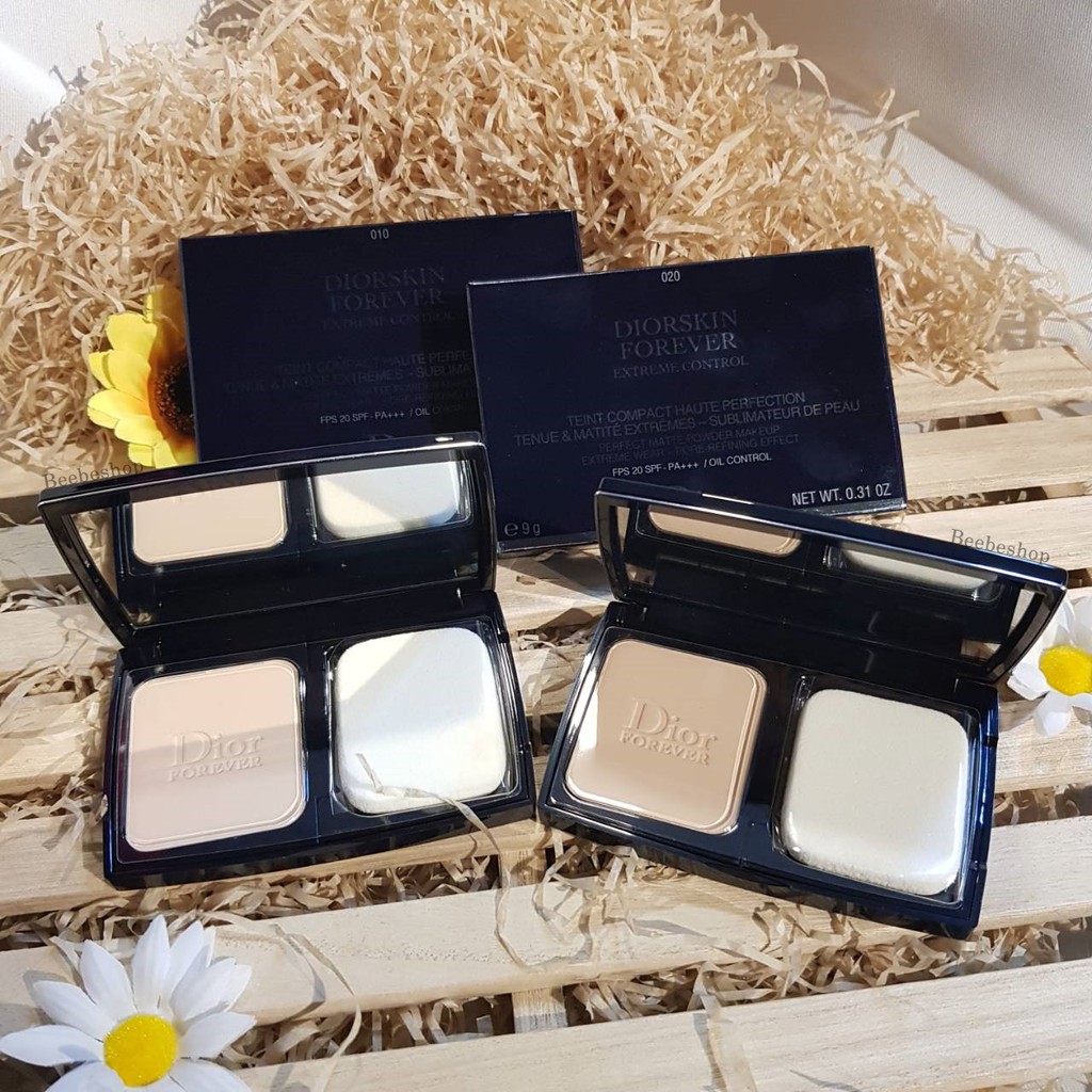 Dior Forever Compact Extreme Powder with case 9g แป้งผสมรองพื้นเนื้อแมต ...
