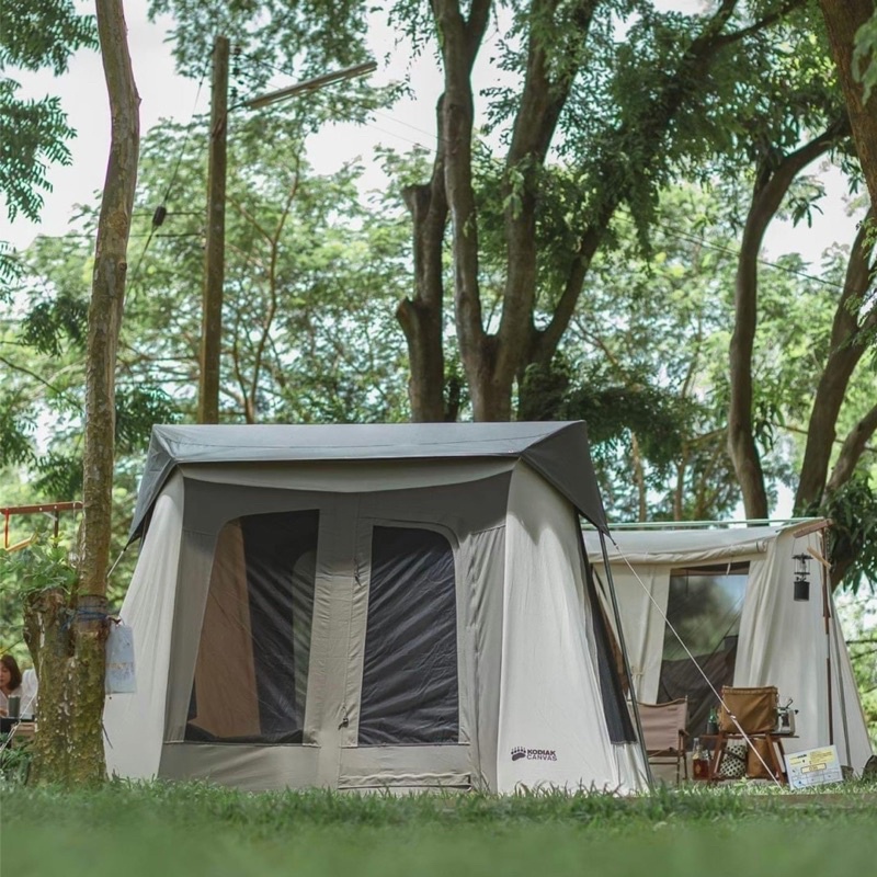 Kodiak Canvas 10x10 ft. Flex-Bow VX Canvas Tent w Tarp ...