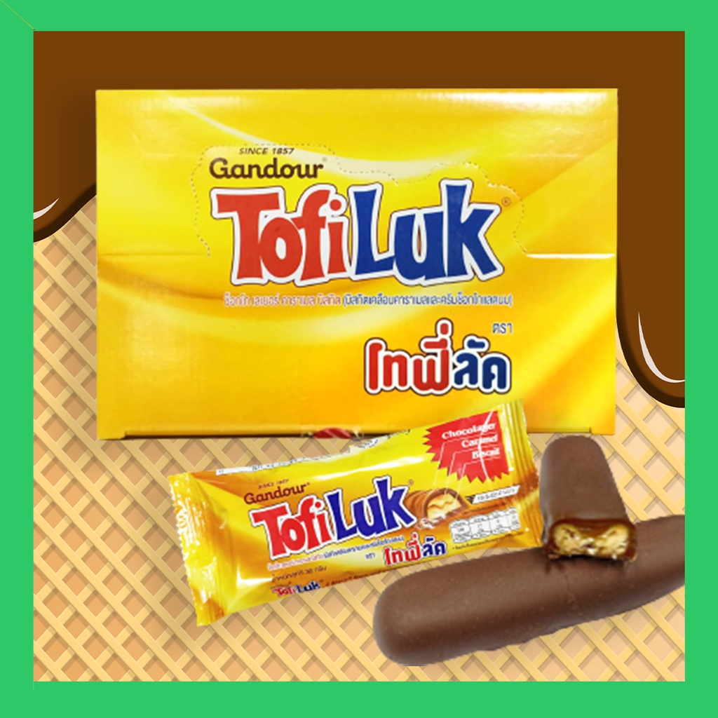 ส่งไว???? โทฟี่ลัก Tofiluk (1 กล่อง 13 ชิ้น) ขนมในตำนานที่คุณคิดถึง โท ...