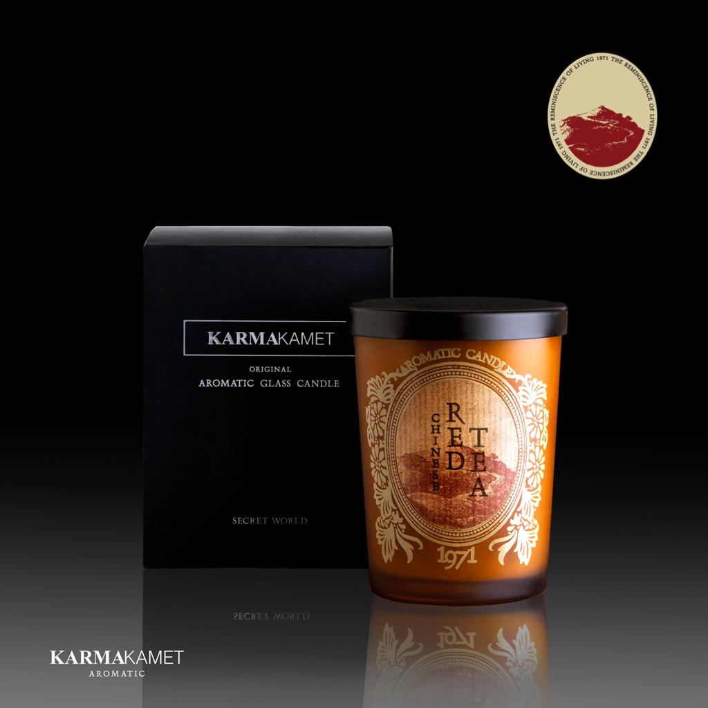 คามาคาเมต เทียนหอม เทียน KARMAKAMET Original Aromatic Glass Candle ...