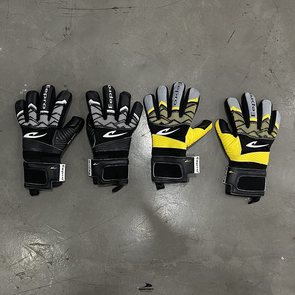 Eepro EG1054 ถุงมือผู้รักษาประตู อีโปร มีฟิงเกอร์เซฟสามารถถอดได้ สายรัดข้อมือใหญ่ สวมใส่ง่าย ...