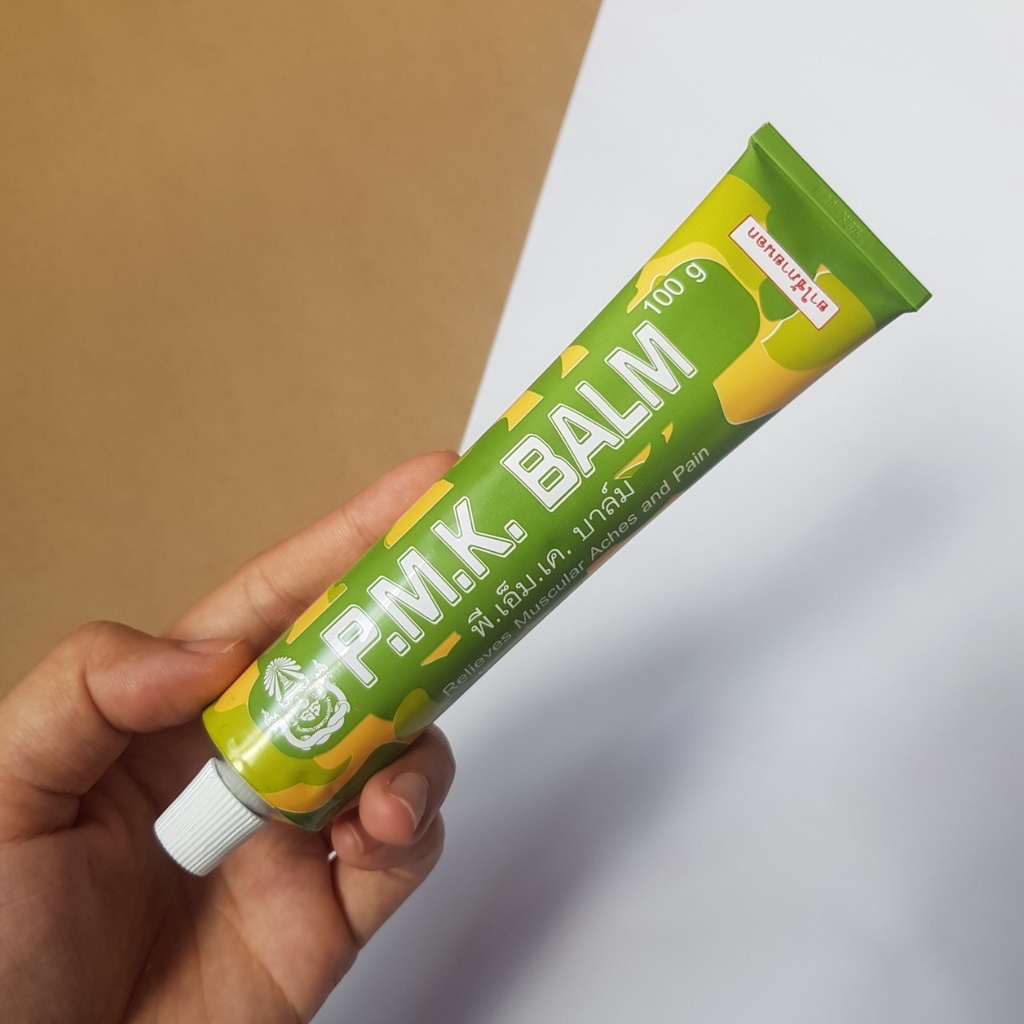 พีเอ็มเคบาล์ม P.M.K. BALM ครีมนวดบรรเทาอาการปวด ยานวดคลายเส้น เส้นตึง ...