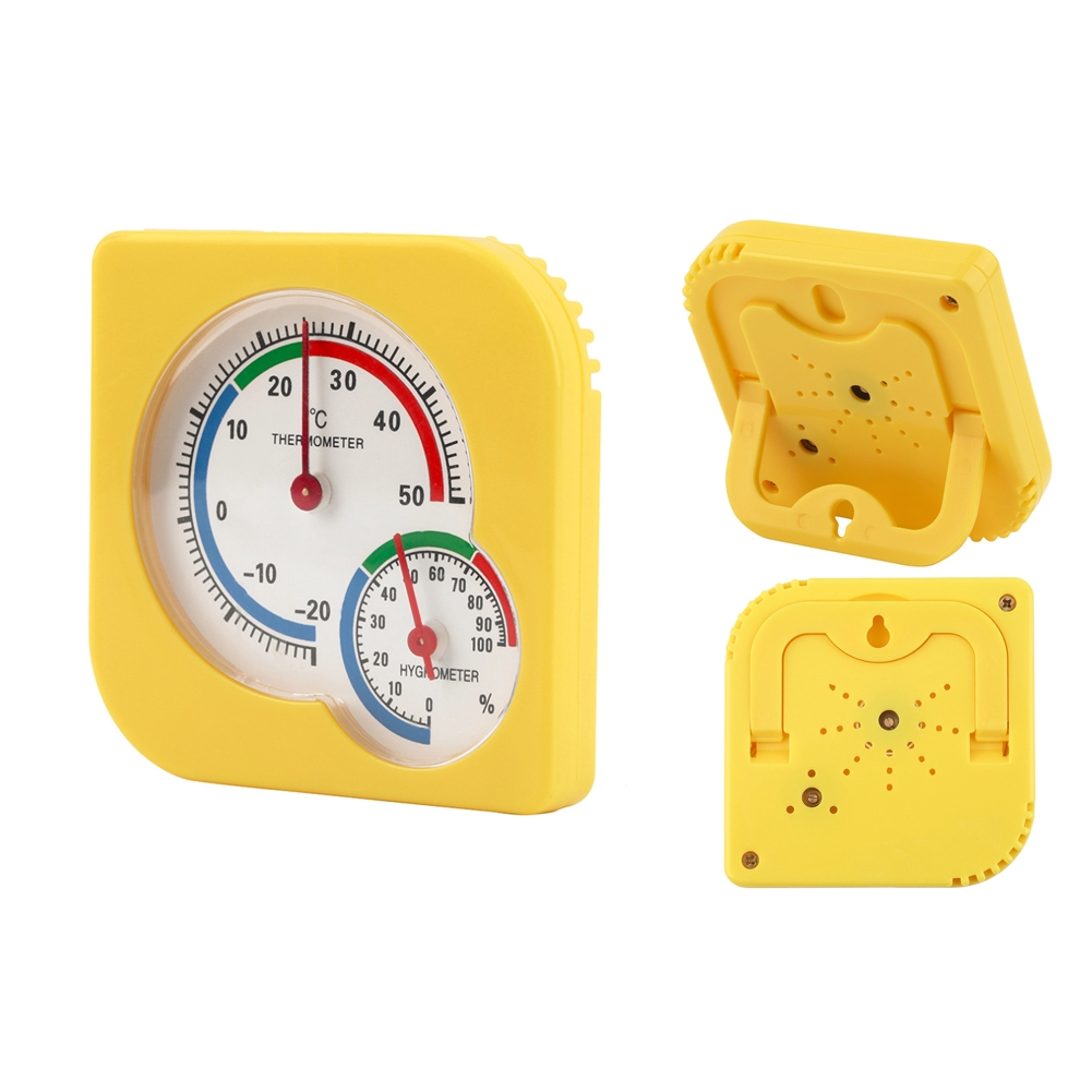 Wet Universal Office Mini Mechanical Indoor Outdoor Thermometer ...