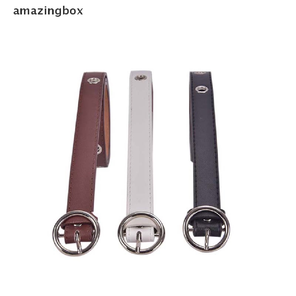 ABTH Fashion Women Big Hole Belts PU Leather Metal Pin Buckle Waist ...