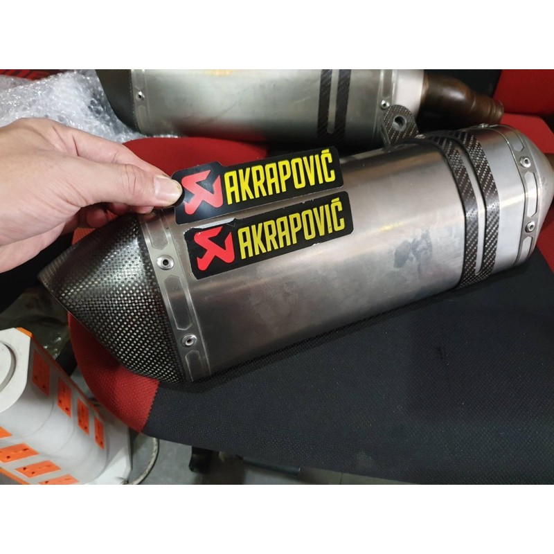 AKRAPOVIC สติกเกอร์ท่อ เพทท่อ ทนความร้อน sticker ท่อ - xsupershopth ...