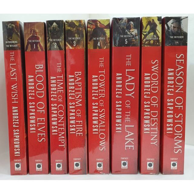 The Witcher Complete set 8 books มือหนึ่งภาษาอังกฤษ พร้อมส่ง - just_one_more_chapter - ThaiPick