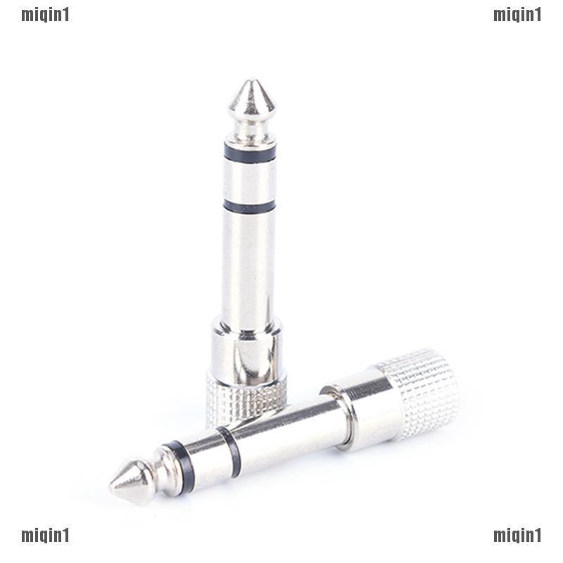 [MQ1th] 2Pcs 6.5mm male plug to 3.5mm female jack stereo headphone ...