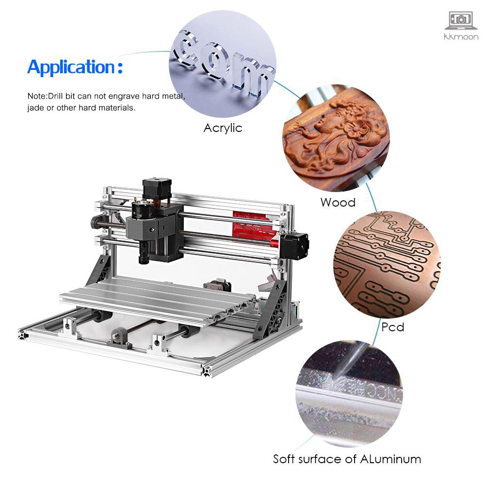 cnc 318 grbl เครื่องควบคุมการทํางานขนาดเล็ก 300x180x40 มม - kkmoon.th - ThaiPick