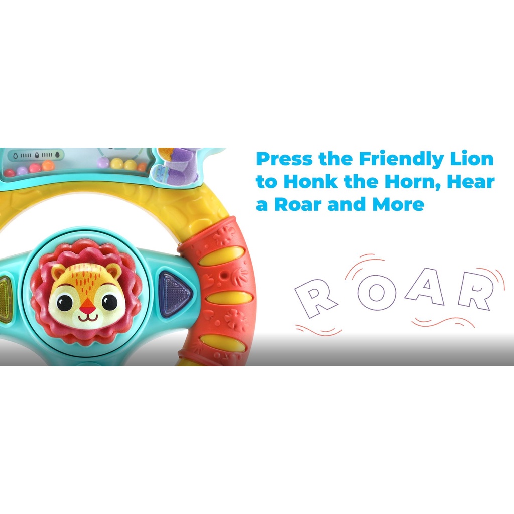 VTech Stroller Toys Grip Go Steering Wheel on baby gear infant carrier ...