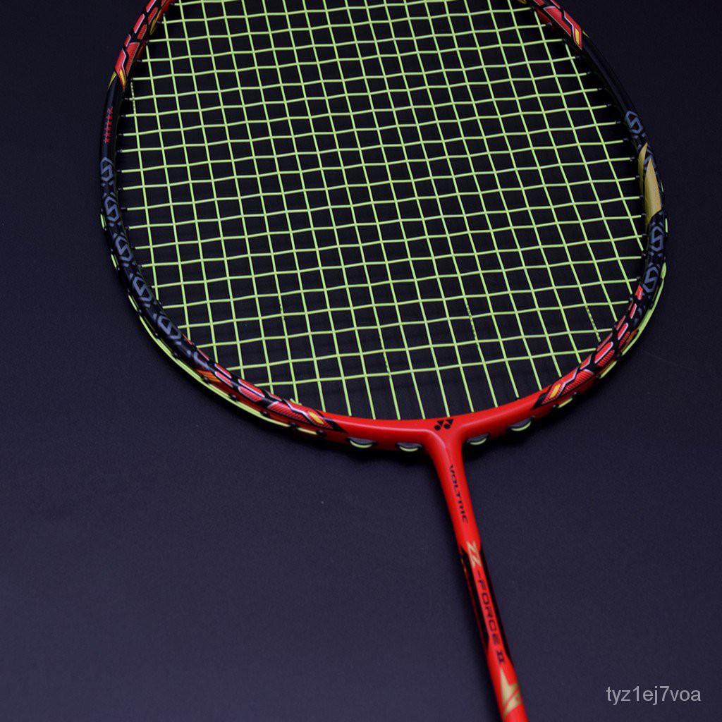 AK77 Yonex Voltric Lin Dan Force (3UG5) Premium Orange Badminton Racket ...