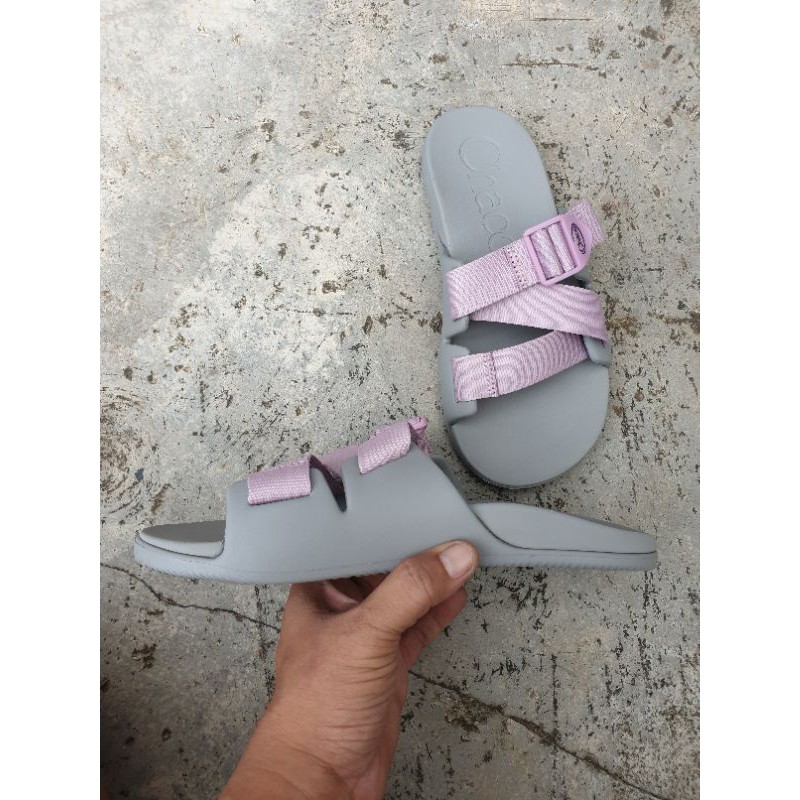 CHACO CHILLOS SLIDE สี SOLID MAUVE - qum4ytyfsl - ThaiPick