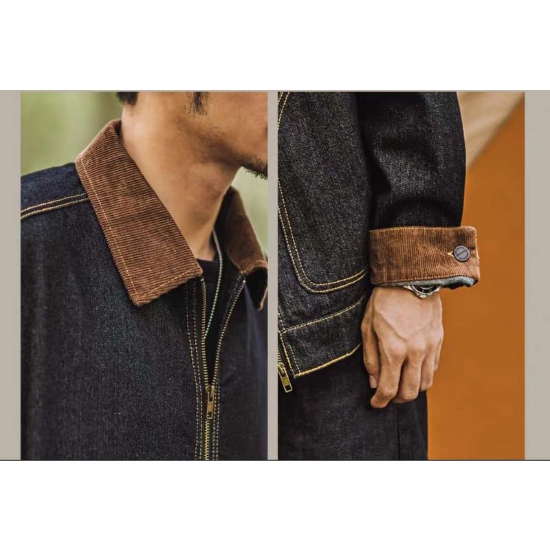 Denim Safari Jacket Vintage - a66ld7csic - ThaiPick