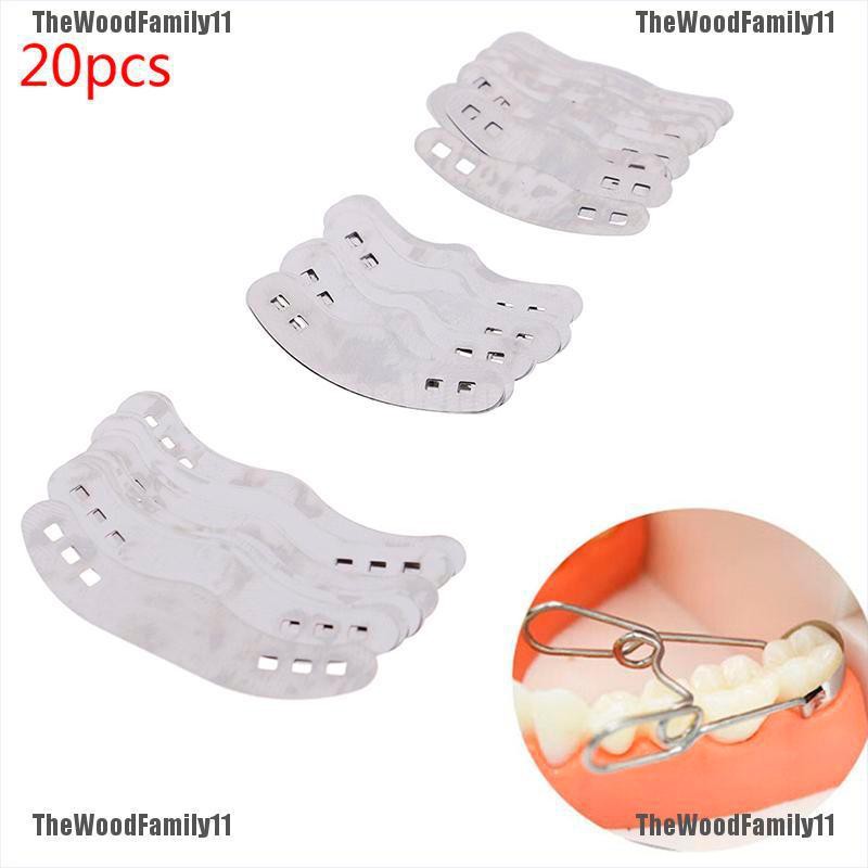 [COD]THF 20Pcs 3.2/2.8/2.5mm Dental Disposable Teeth Dental Matrix ...
