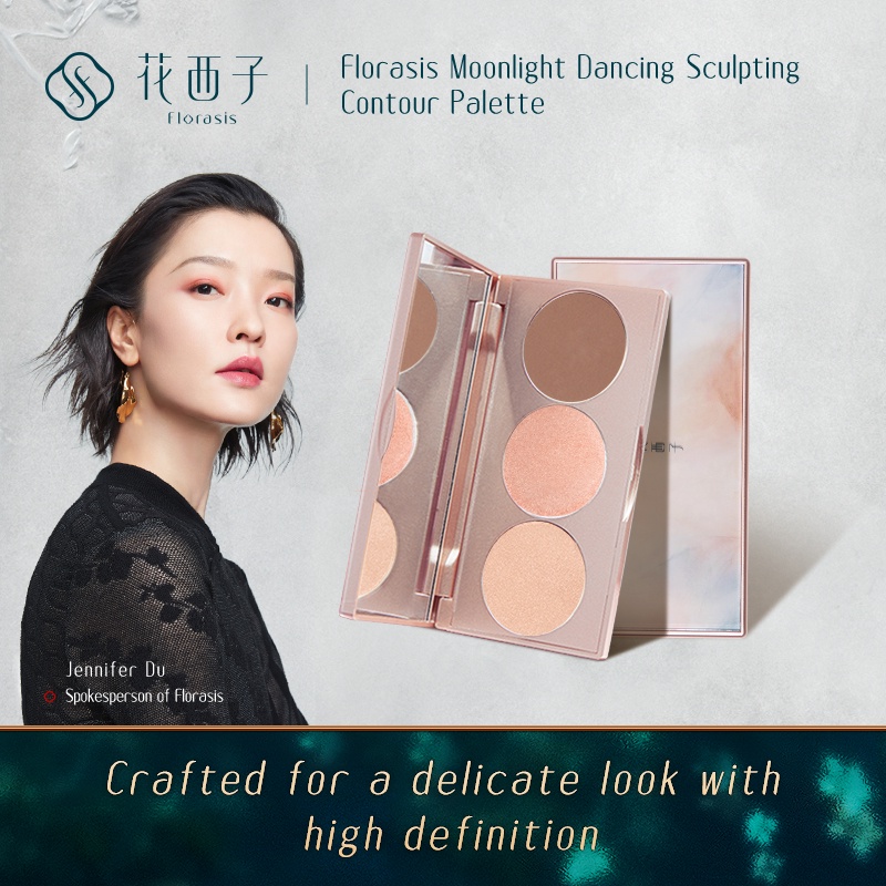 Florasis Smooth Tricolor Concealer Palette Flawless Full Coverage Matte ...