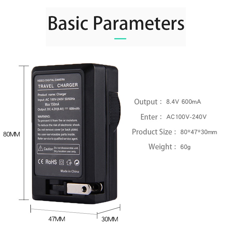 Camera Accessories Digital Battery Charger Camera Battery LP E6 US ...