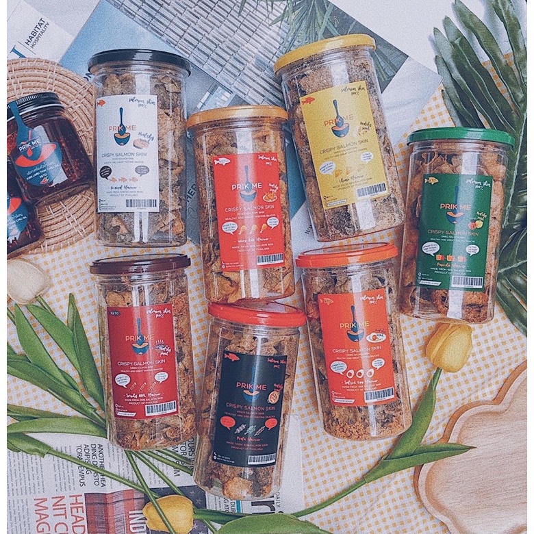 (โค้ด BIBSEP40 ลดเพิ่ม20) KETO (6กระปุก) หนังปลาแซลมอน PrikMe - blocinbox - ThaiPick