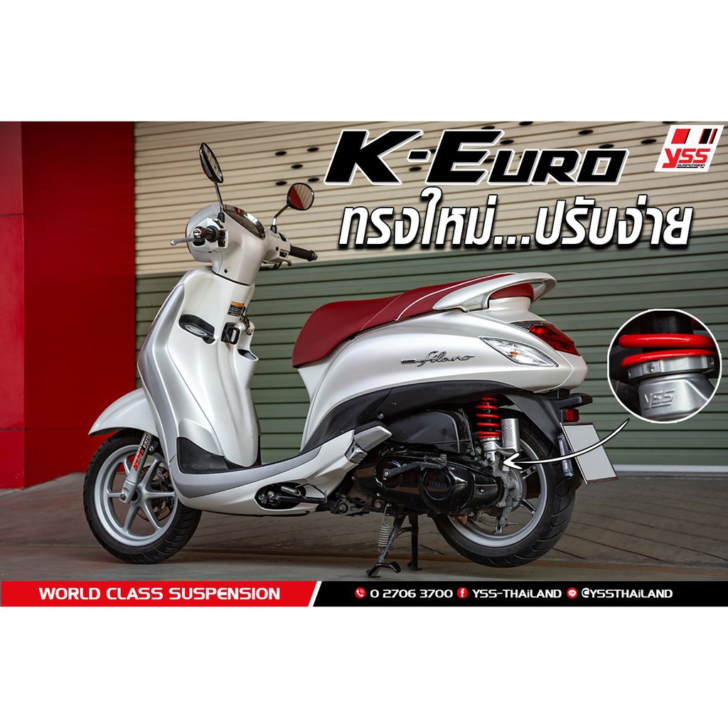 YSS K-EURO GRAND FILANO HYBRID ขนาดสูงเท่าเดิมโหลด - likitracing ...
