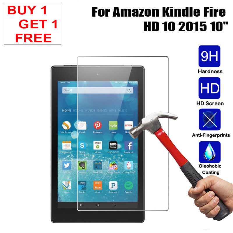 ฟิล์มกระจกนิรภัยกันรอยหน้าจอ 9H แบบบางพิเศษ สําหรับ Kindle Fire 7 2015 ...