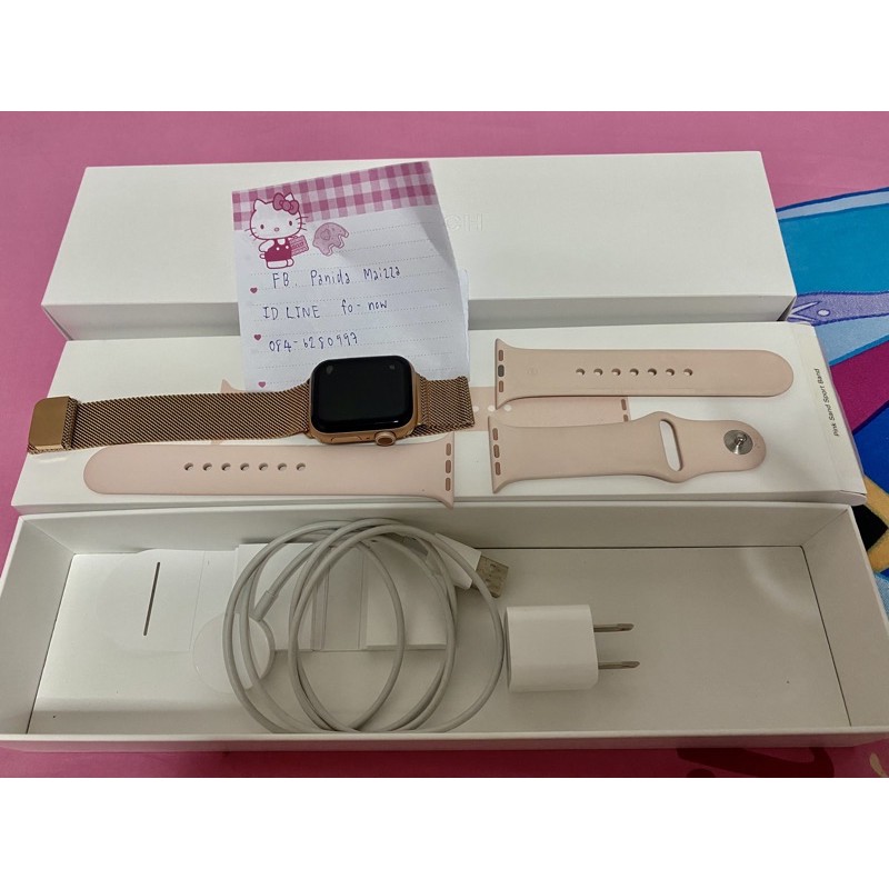 Apple Watch GPS 40 GLD สายสีชมพูสภาพสวย - panida1129 - ThaiPick