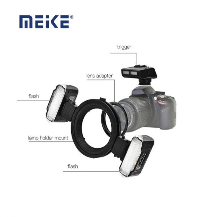 Meike Flash MK MT24 II Macro Twin Lite Wireless Remote Flash (Canon ...