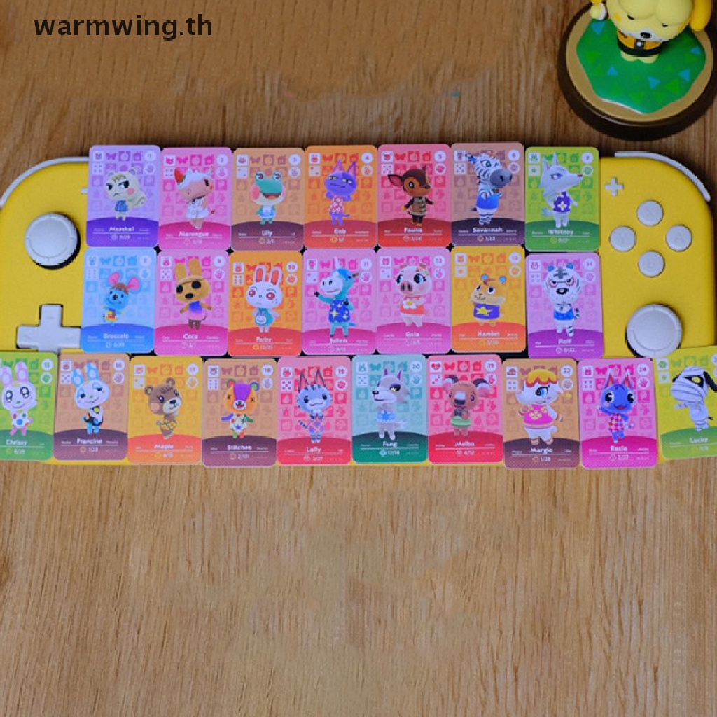 warmwing 25pcs Game Animals Crossing New Horizons Amiibo Card Ankha ...