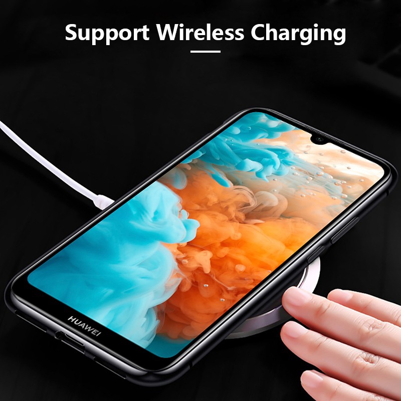 Magnetic Case Huawei Y9 Y6 Y7 Pro Prime 2019 Honor 8X Clear Tempered ...