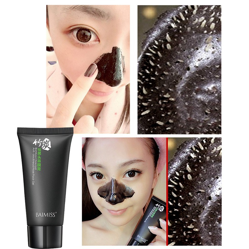 BAIMISS Acne Treatment Peeling Skin Care Pore Strip Black Head Masks ...