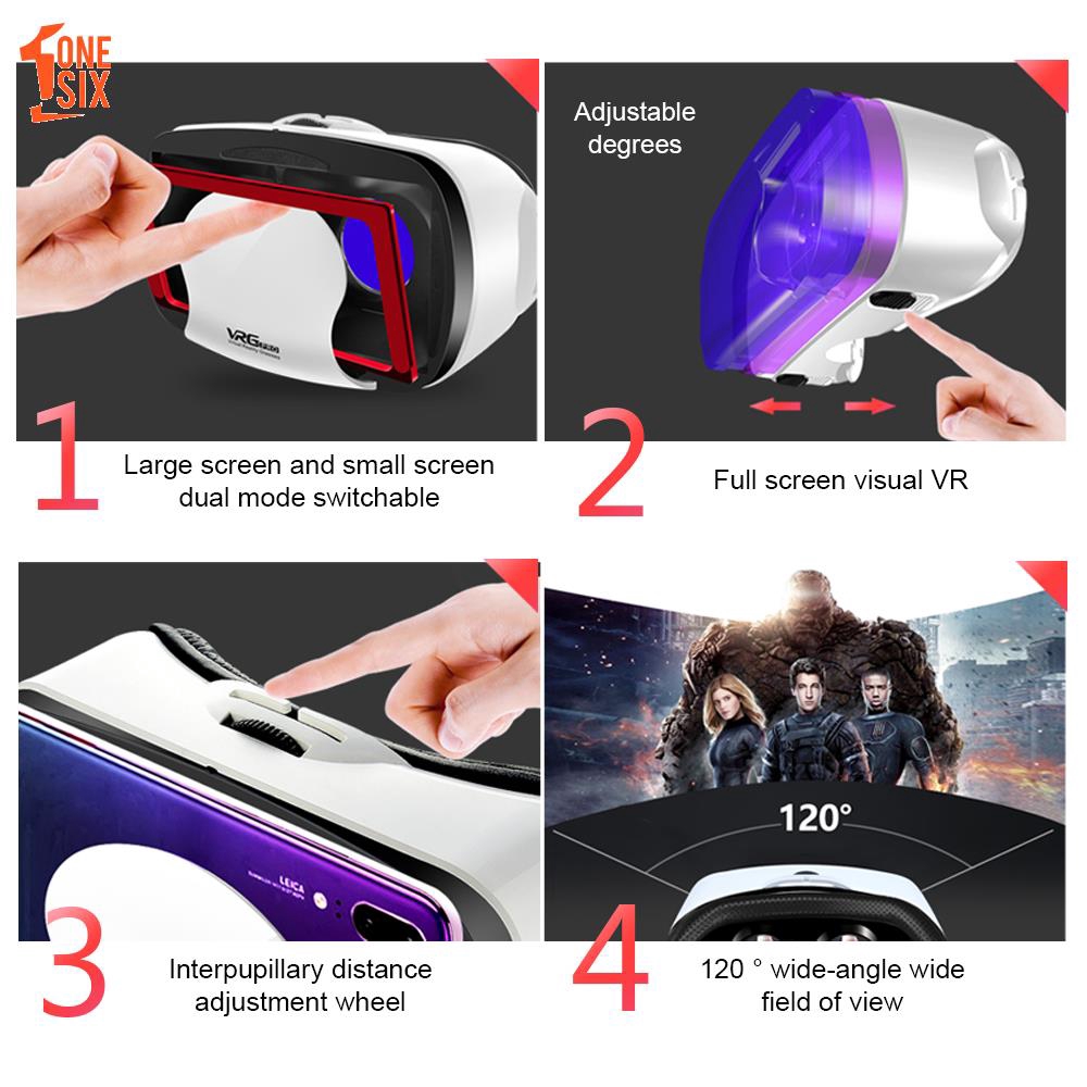 3D VR Glasses VR Headset Glasses Mobile Phone 5~7inch Smartphone ...