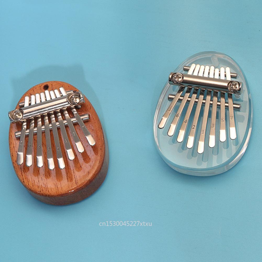 Mini Kalimba 8 Keys Cute Thumb Piano Finger Keyboard Musical Instrument ...