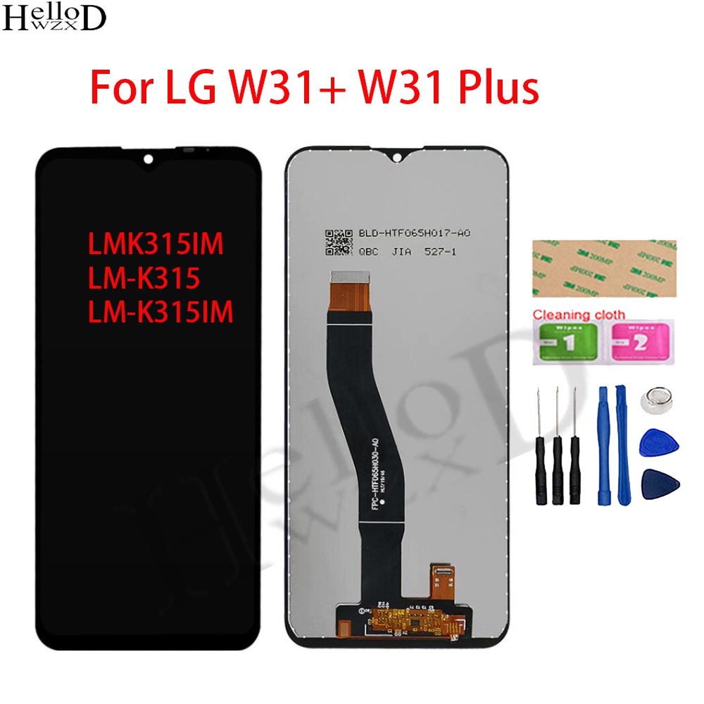 หน้าจอแสดงผล LCD แบบเปลี่ยน สําหรับ LG W31 Plus LMK315IM LM-K315IM ...