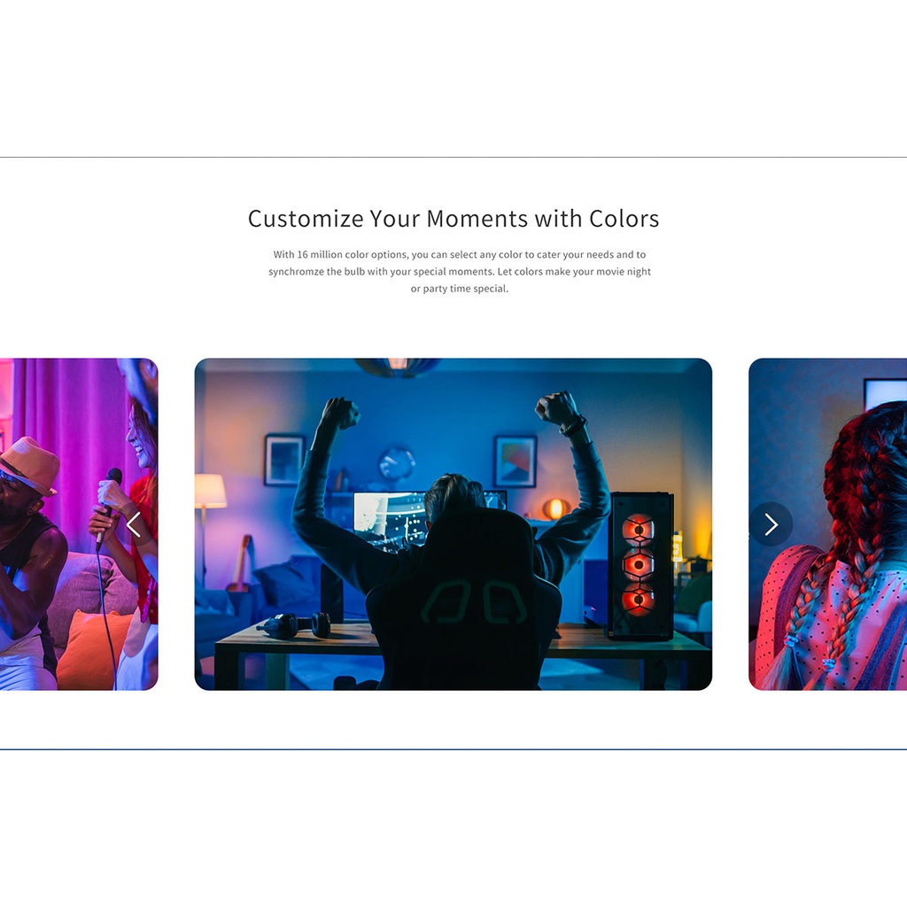 ประกัน 15 เดือน Yeelight LED Bulb 1S (Colors) - หลอดไฟแอลอีดียีไลต์รุ่น ...