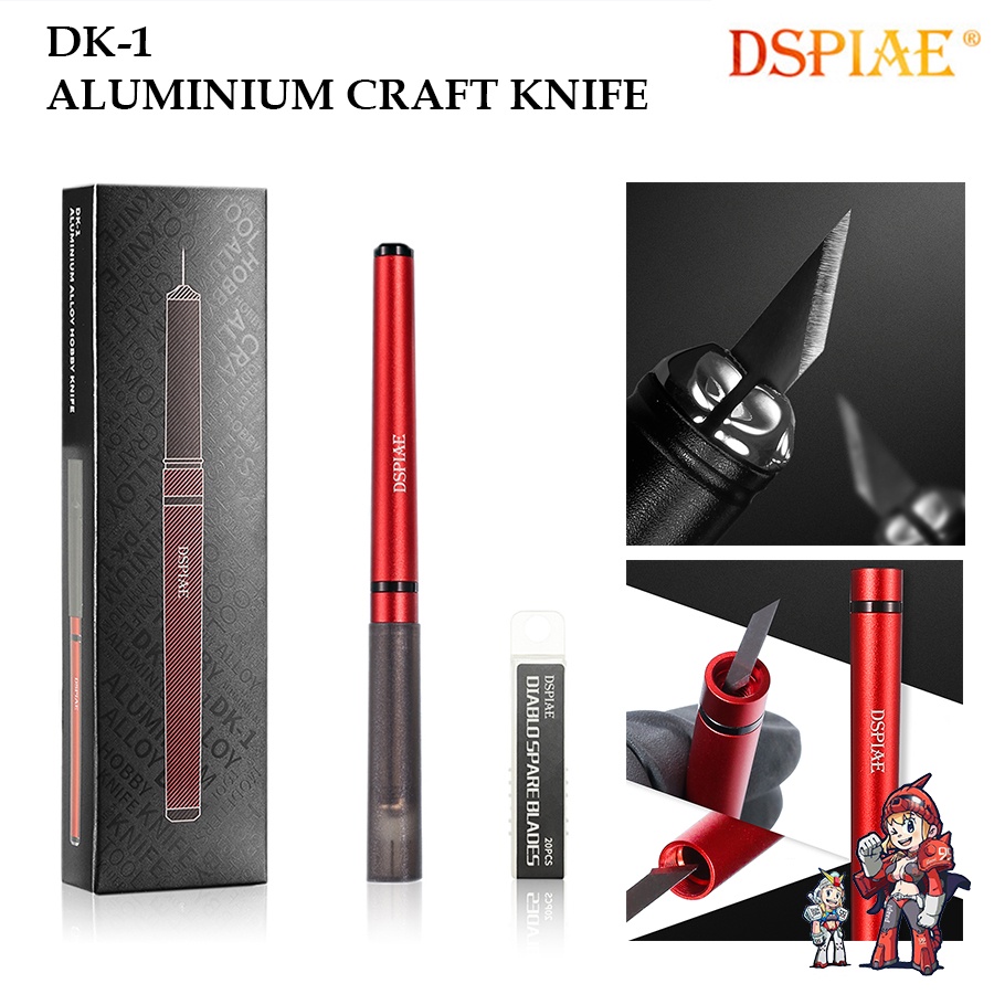 DSPIA DK-1 Art Knife มีดอาร์ทไนท์ด้ามอลูมิเนียม มีดแกะสลัก Artkhift ...