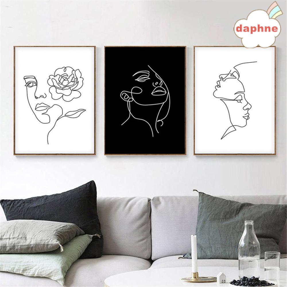 DAPHNE Aesthetic Drawing Poster Paintings Art Prints Minimalist Line ...