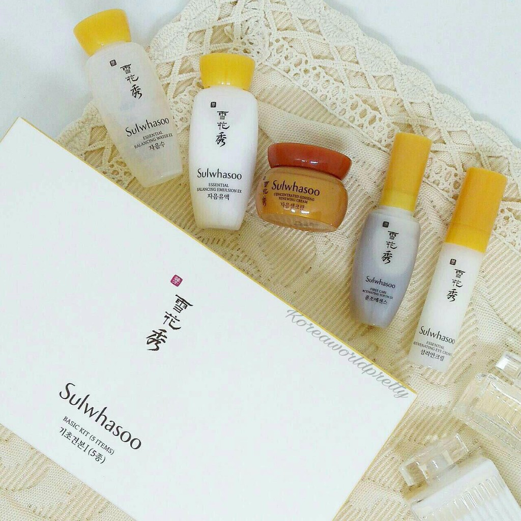 SALE⚡[Exp 8/2021] Sulwhasoo Basic Kit 5 Items เซตดูแลและบำรุงผิว ...