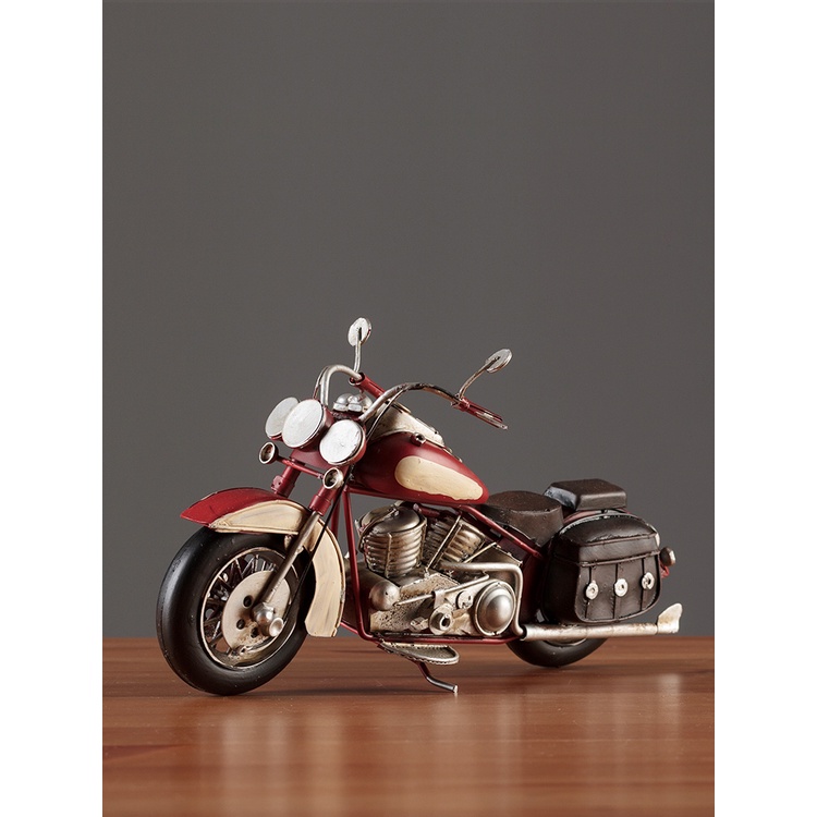Retro Nostalgic Motorcycle Living Room Cabinet Wine Cabinet Simulation ...