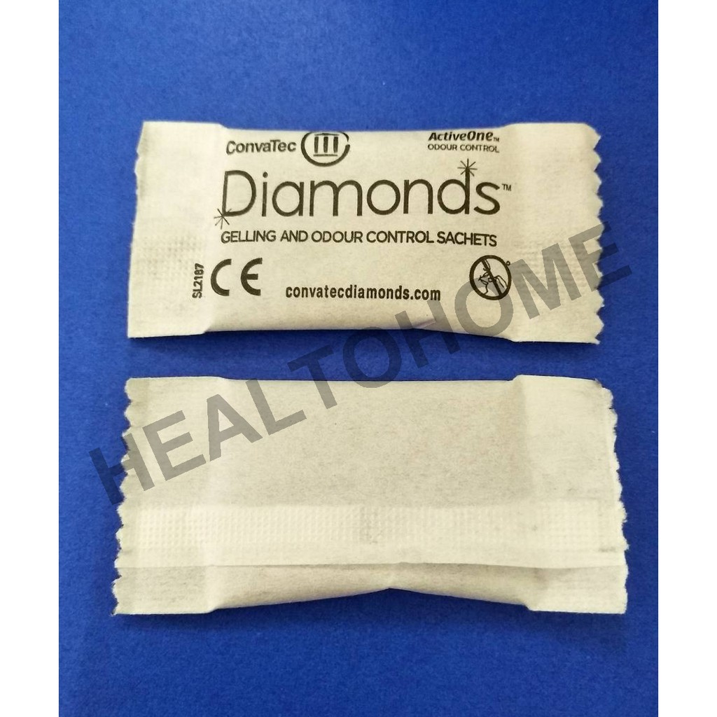 ถุงดับกลิ่นอุจจาระในถุงหน้าท้อง DIAMONDS GELLING AND ODOUR CONTROL ...