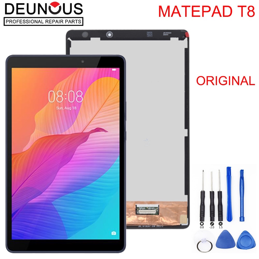 อะไหล่หน้าจอสัมผัสดิจิทัล LCD สําหรับ Huawei MatePad T8 C3 8.0 KOB2-W09 ...
