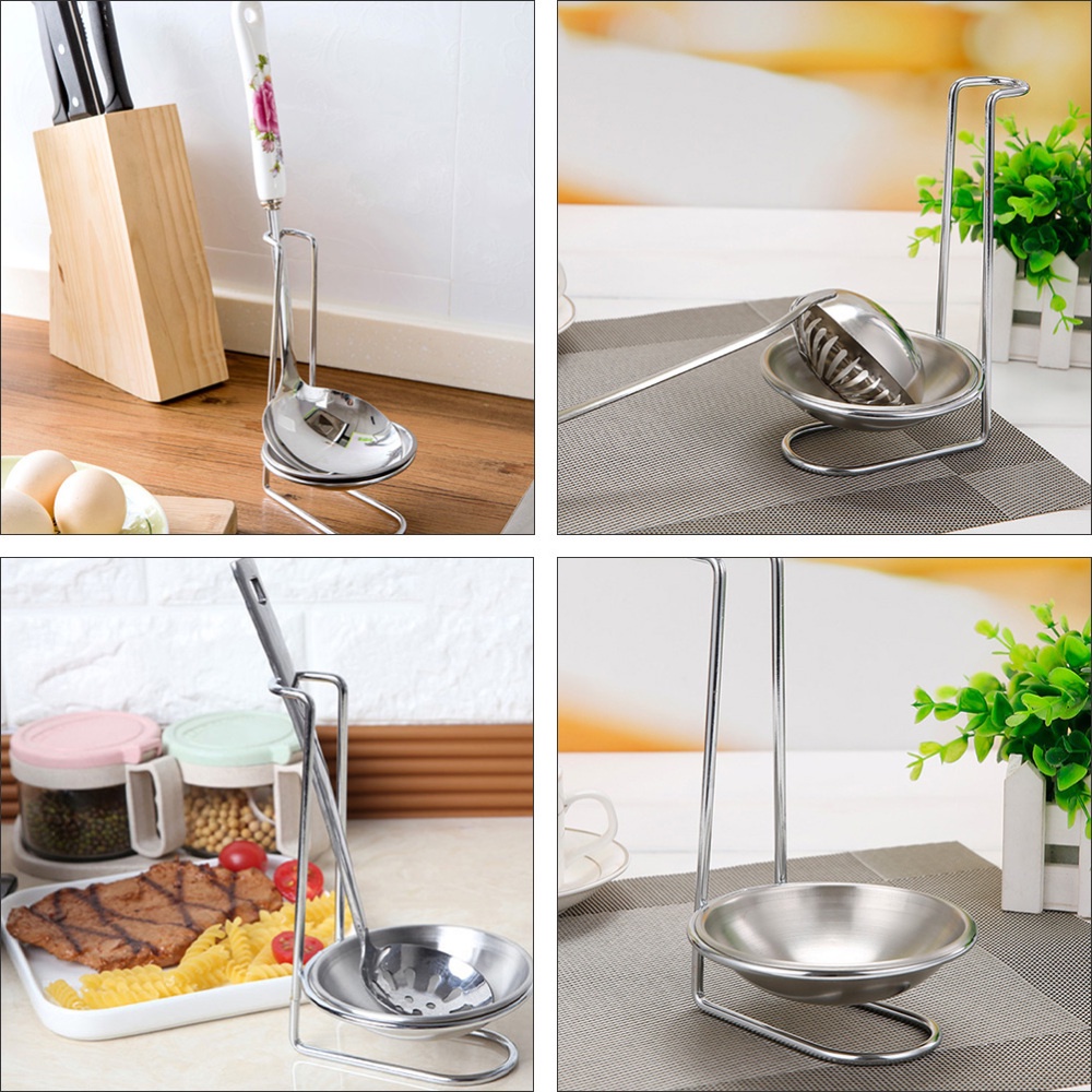 2pcs Practical Spoon Racks Ladle Holders Kitchen Storage Racks Assorted ...