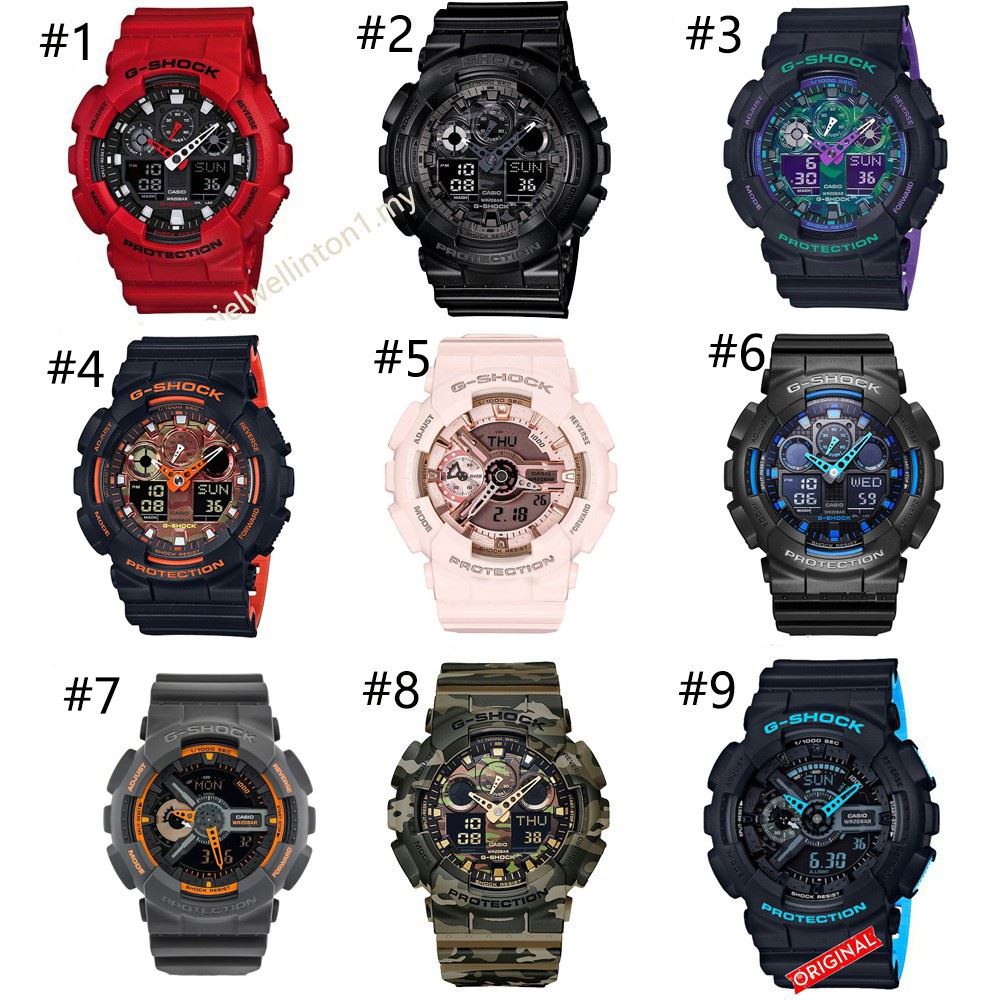 Jam Tangan Pria (Hot Sale) Casio G-Shock GA100 Black Samurai Watch Mens ...