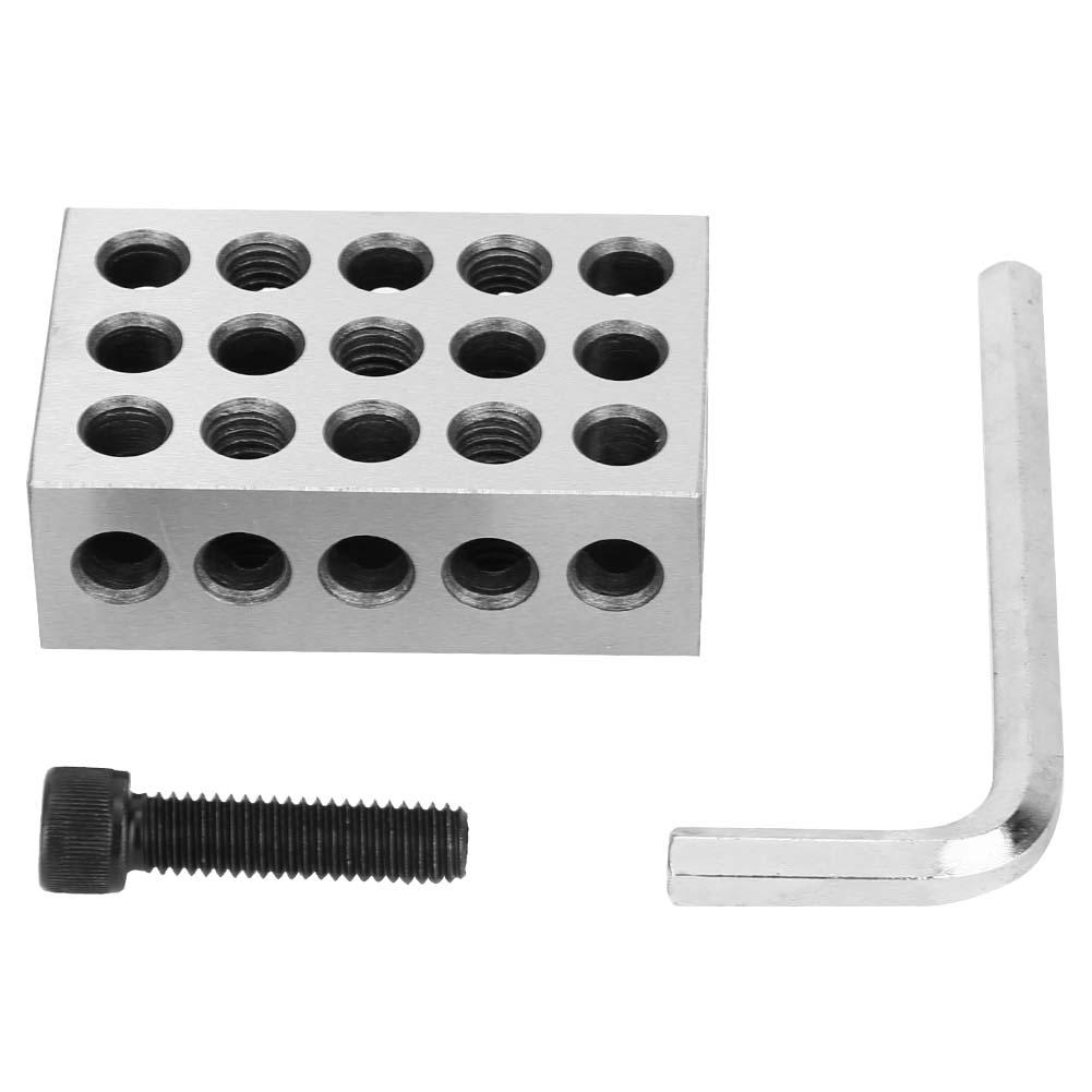 1-2-3 Block Precision Gauge Blocks Matched Milling Machinist 23 Holes ...
