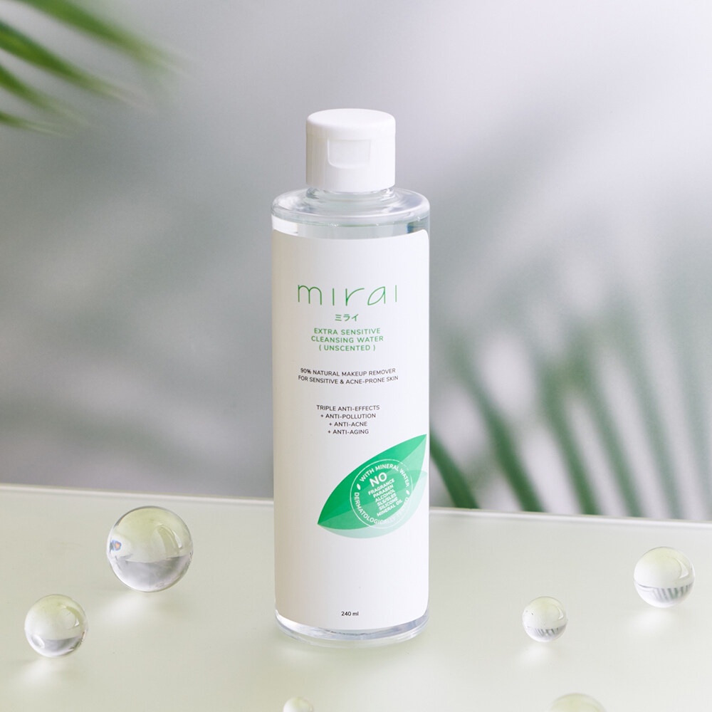 [สินค้าสมนาคุณ] Mirai Extra Sensitive Cleansing Water 240ML น้ํายาล้าง ...