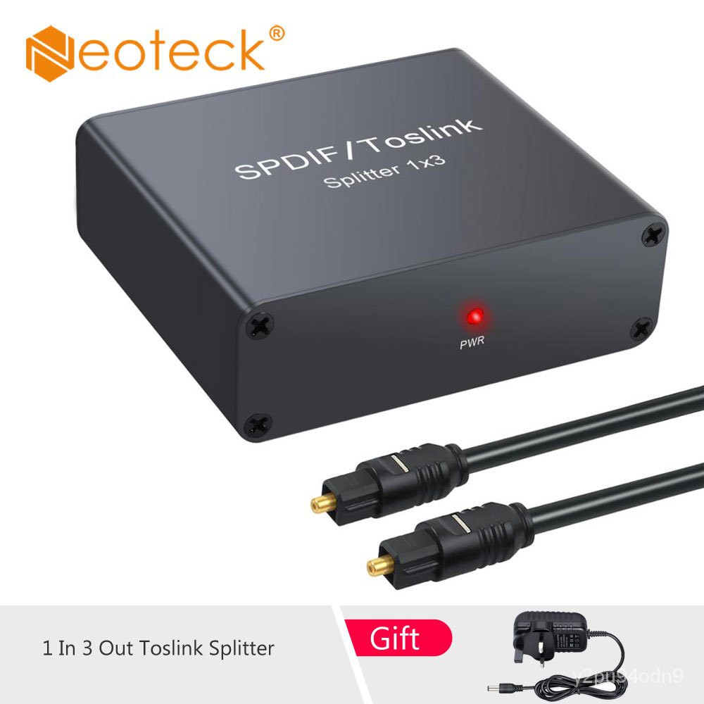 ใหม่Hot สุดๆขายดี 1X3ตัวแยกทีโอเอสลิงก์3พอร์ตSPDIF Toslink Opticalเครื่องแยกเสียงดิจิทัล1 In 3 ...