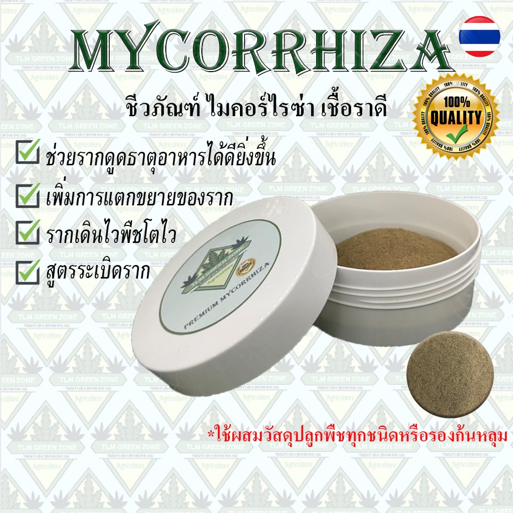 ไมคอร์ไรซ่า Mycorrhiza เชื้อราเร่งการเติบโตสำหรับพืชทุกชนิด สูตรพิเศษ ...