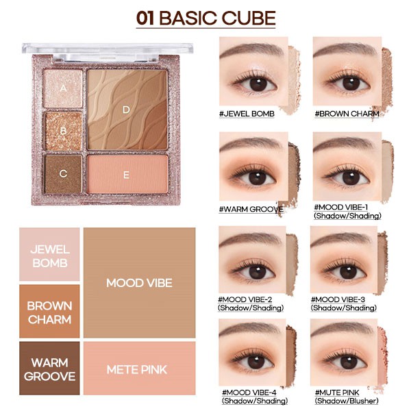 [Colorgram] ★ Color★ Multi Cube Palette MYNV | Shopee Thailand