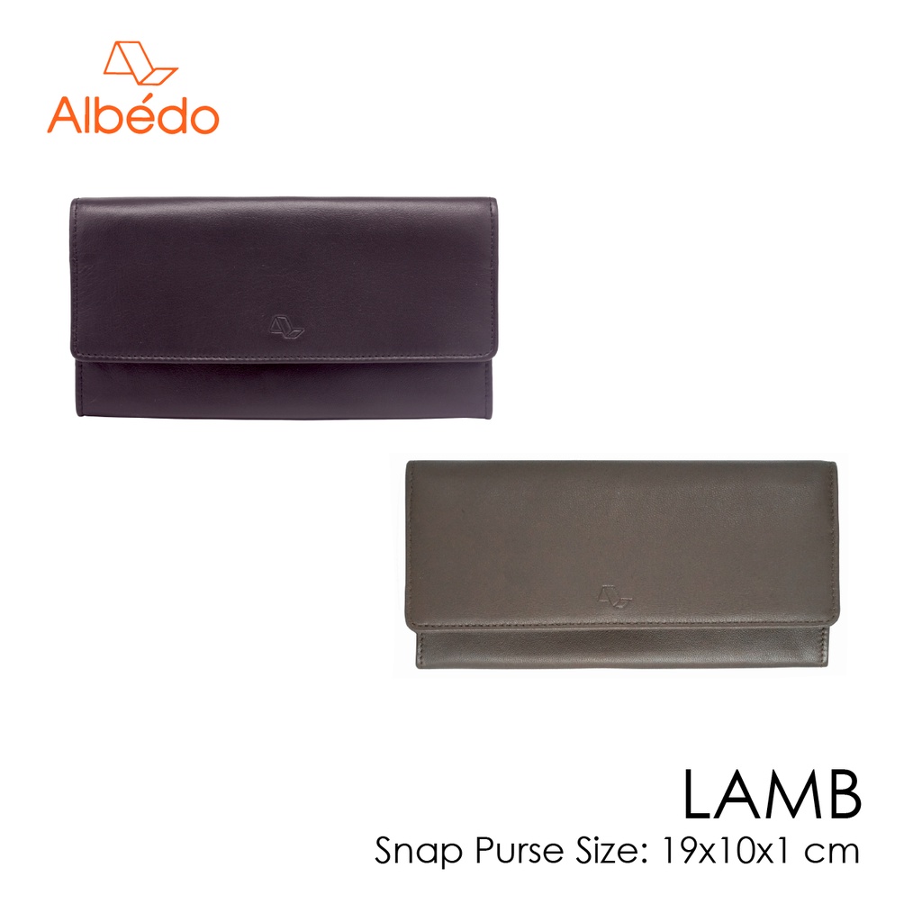 Albedo LAMB SNAP PURSE กระเป๋าสตางค์กระเป๋าเงินกระเป๋าใส่บัตร รุ่น LAMB ...