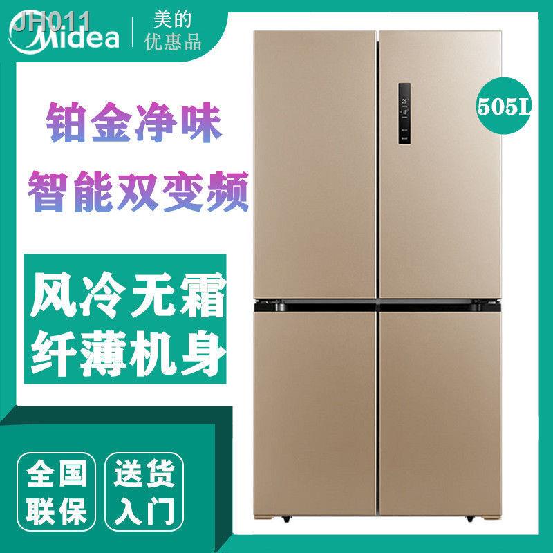 Midea Midea BCD- 450WTPM(E)468505 การแปลงความถี่บ้านตู้เย็นแบบ cross door แบบไม่มีน้ำค้างแข็ง ...